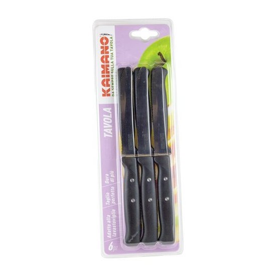Coltelli - Fiskars Kaimano – Set 6 Coltelli da Tavola con Lama dentata