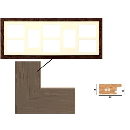 Cornici Multifoto - Cornice multifoto Bubola & Naibo 6110C07023395 ...