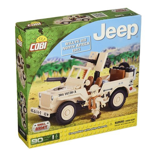 Mattoncini e Costruzioni - Cobi 94357 Jeep completa di pilota armato ...