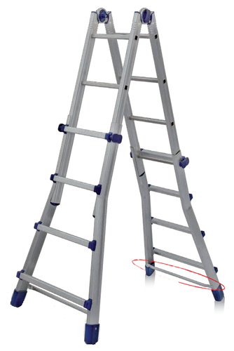 Scale e sgabelli - FACAL Briko Blu Scala telescopica Alluminio, Blu