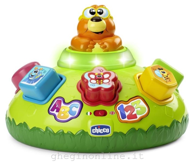 Giocattolo neonato - Chicco Abc Sam La Talpa Incastro It/En
