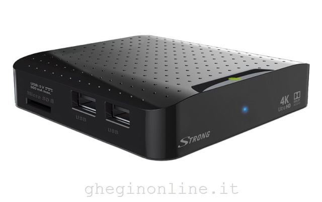 Lettore Multimediale - Strong SRT 2022 Smart TV box Nero 4K Ultra HD 8 ...