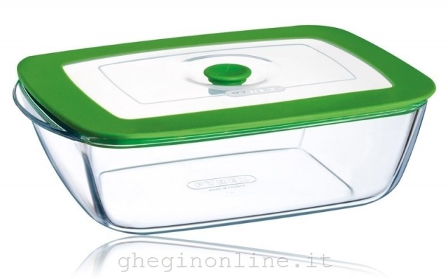 Contenitori - Pyrex 3426470020213, Rettangolare, Vetro, Verde ...