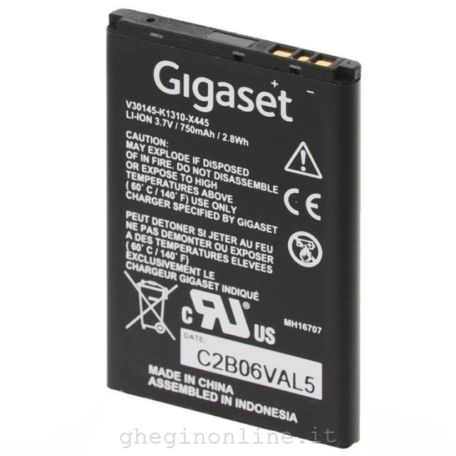 Cavo Telefonia - Gigaset V30145-K1310-X445, Batteria, Gigaset SL610H ...